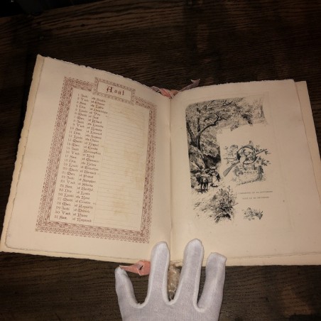 Old illustrated calendar from 1895 | AINÉ SCHNEIDER