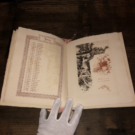 Old illustrated calendar from 1895 | AINÉ SCHNEIDER